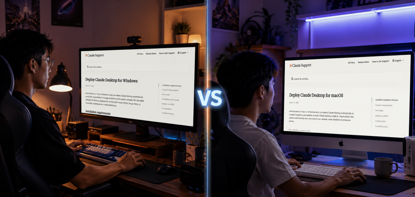 Claude Desktop Windows vs macOS: Perbedaan Fitur, Instalasi, dan ...